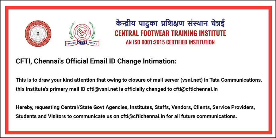 Central Footwear Training Institute - Home